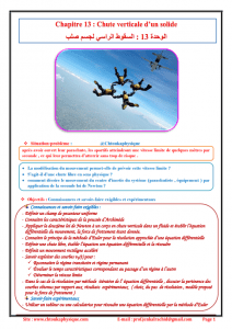 exercice chute libre sans vitesse initiale PDF Cours,Exercices ,Examens